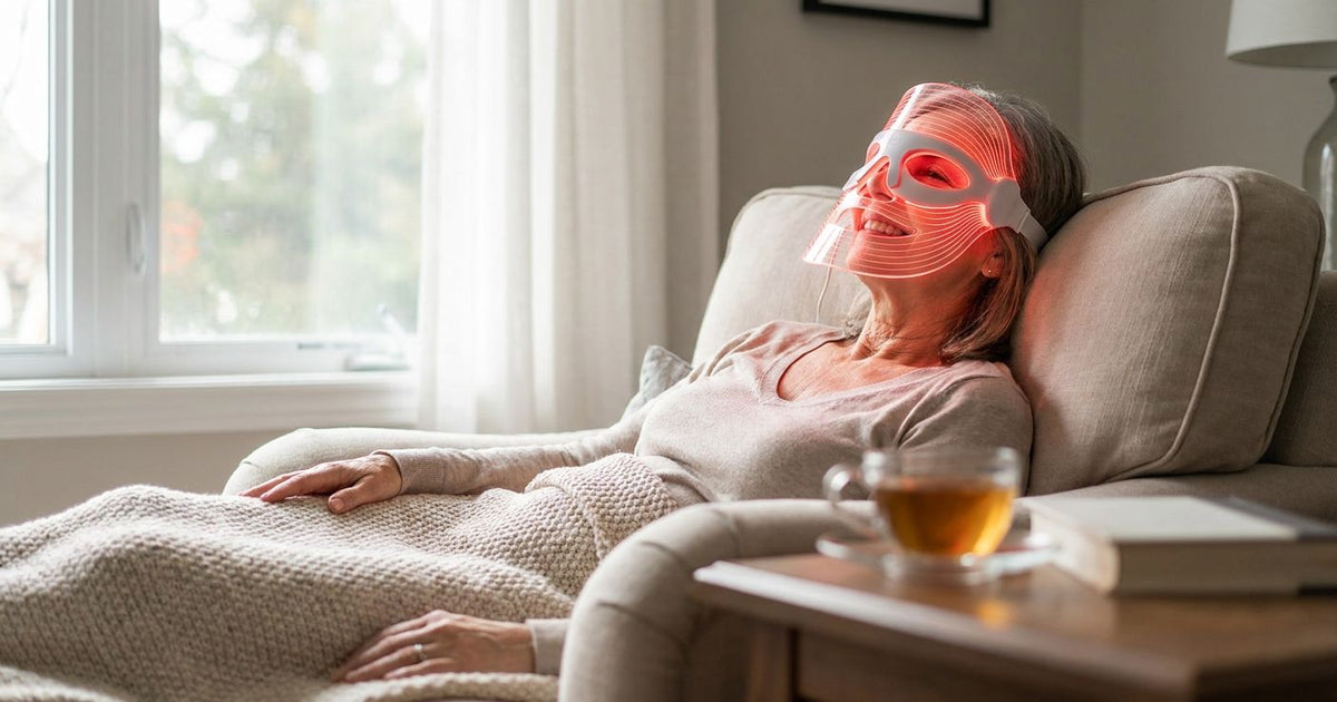 Best Red Light Therapy Mask for Mature Skin (2026) - Solawave