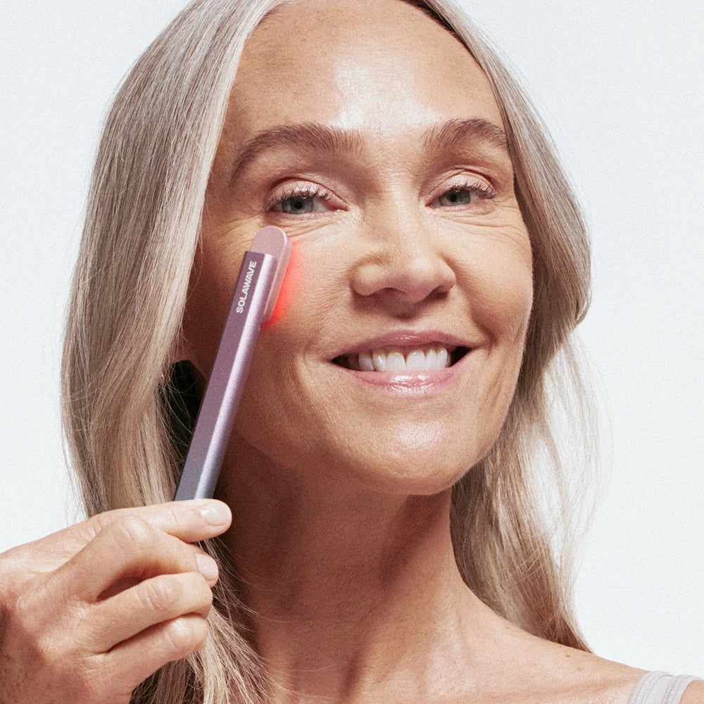 Red Light Therapy Wand For Face | LED Face Wand | Solawave