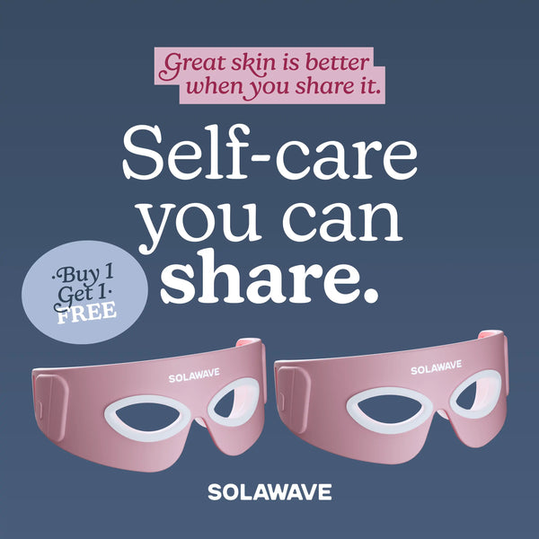 Red Light Therapy Eye Mask With Infrared Light | Solawave