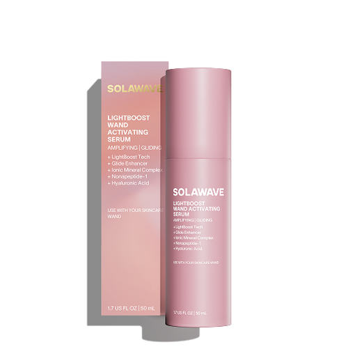 Red Light Therapy Wand + LightBoost Activating Serum Kit | Solawave